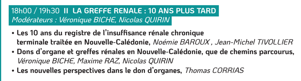 Les Journées Médicales Calédoniennes 2023 - Resir